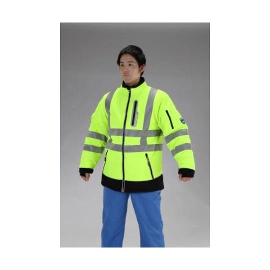 エスコ [L] 防寒ジャケット 蛍光ライム EA915GD-23 (63-3274-07) : A1ショップ 土日・祝日・夏季・年末年始休業 - 通販 - Yahoo!ショッピング