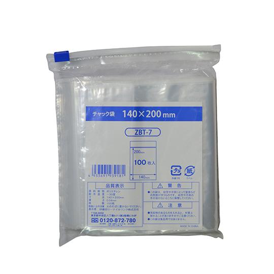 チャック袋 B6 140X200mm 1ケース 100枚×50袋入 伊藤忠リーテイルリンク ZBT-7 (63-3414-90) : A1 ショップ 休業日土日・祝日 - 通販 - Yahoo ...