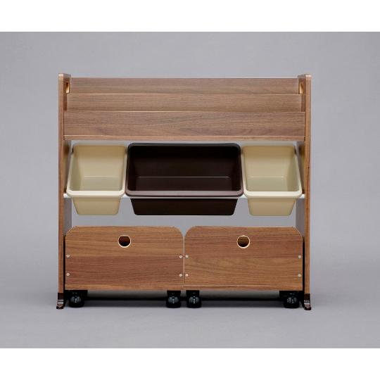 収納カートトイハウスラック ウォールナットブラウン アイリスオーヤマ STHR-13 (63-4012-30) : A1 ショップ 休業日土日・祝日 - 通販 - Yahoo!ショッピング