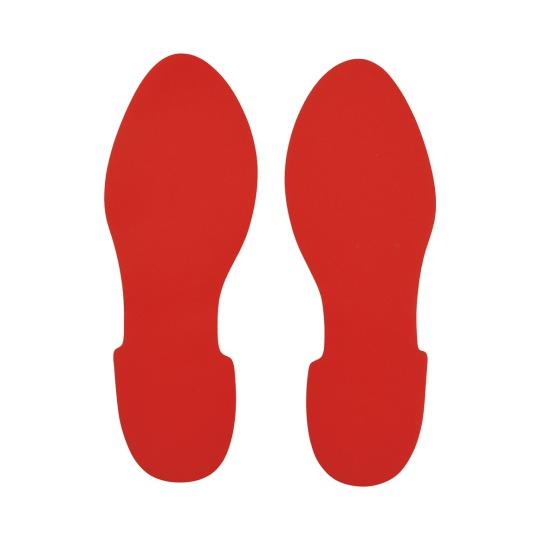 日本緑十字社 QCFT-R 路面表示ステッカー 1組 2枚入 403003 (63-4166-90) : A1 ショップ 休業日土日・祝日 - 通販 - Yahoo!ショッピング