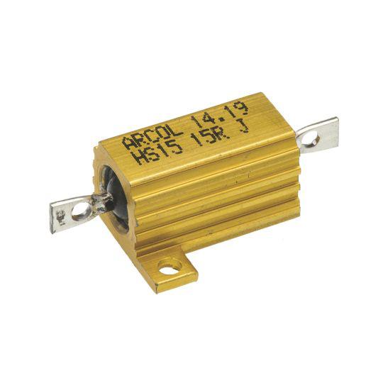 大電力用 メタルクラッド抵抗器 15W 15Ω ±5％ Arcol HS15 15R J (63-4574-55) : A1 ショップ 休業日土日・祝日 - 通販 - Yahoo!ショッピング