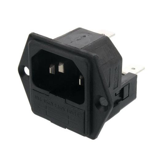 IECプラグ オス パネルマウント 10A Bulgin PF0030/63 (63-4654-76) : A1 ショップ 休業日土日・祝日 ...