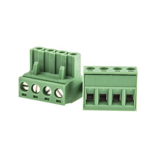 中継用端子台 4極 5.08mm ピッチ CLASSIC COMBICON MSTB 1袋 (5個入) 1757035 : 63-4719 ...