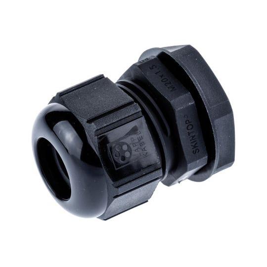 ケーブルグランド 径 M20 材質 ポリアミド ロックナット付き 1袋 5個入 Lapp 53111220+53119120 (63-4774 ...