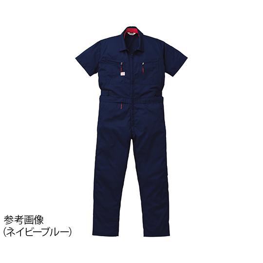 山田辰 腰割れ式半袖つなぎ服 ネイビーブルー 4L 1-6901-NB-4L (63-5528-34) : A1ショップ 土日・祝日・夏季・年末年始休業 - 通販 - Yahoo!ショッピング