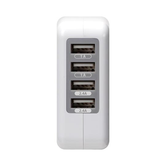 PGA USB電源アダプタ4ポート 4.8A ホワイト PG-UAC48A01WH (63-5687-14) : A1 ショップ 休業日土日・祝日 - 通販 - Yahoo!ショッピング