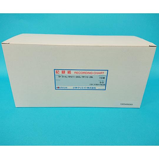 小林クリエイト 記録紙 10本入 TP-411L/TP411-28CL/TP112-28L (63-6537-96) : A1ショップ 土日 ...