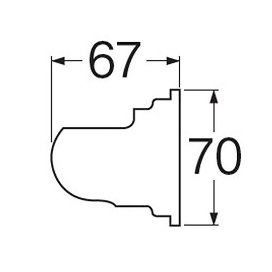吸盤式シャワーフック ホワイト 67mm SANEI PS30-35-W (63-7902-05) : A1 ショップ 休業日土日・祝日 - 通販 - Yahoo!ショッピング