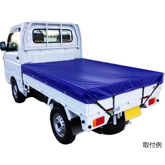 シートマン 厚手ターポリントラックシート 軽トラック用 ネイビー カワシマ盛工 (63-8586-21) : A1 ショップ 休業日土日・祝日 - 通販 - Yahoo!ショッピング