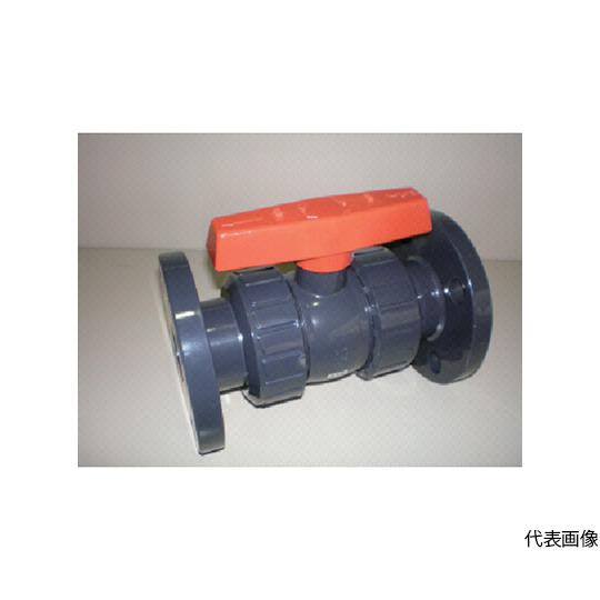 セキスイ 塩ビ製ボールバルブ フランジ式 本体PVC OリングEPDM 40 長さ212mm×高さ171mm BV40FX (63-9470-48) : A1 ショップ 休業日土日・祝日 ...
