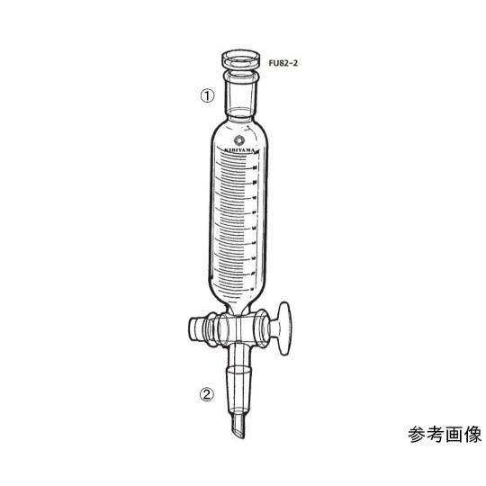 接続型円筒滴下ロート 目盛付 桐山製作所 FU82-2-1 (64-1068-45) : A1ショップ 土日・祝日・夏季・年末年始休業 - 通販 - Yahoo!ショッピング