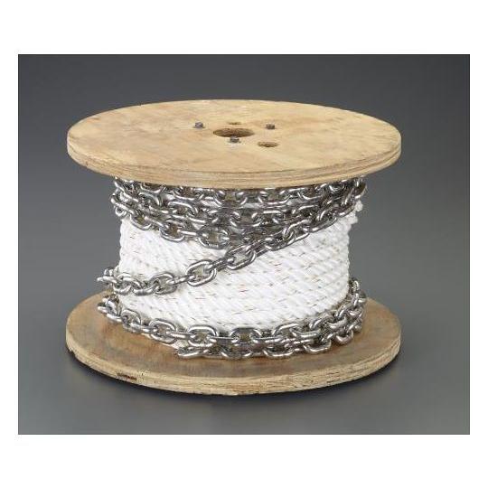 エスコ アンカーロープ チェーン付 83m/9.5×15.8mm EA915RA-4 (64-2276-99) :64-2276-99:A1 ショップ 休業日土日・祝日 - 通販 ...