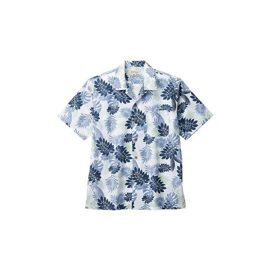 face アロハシャツ シダ ホワイト SS FACE FB4547U-15 (64-4095-98) : A1 ショップ 休業日土日・祝日 - 通販 - Yahoo!ショッピング