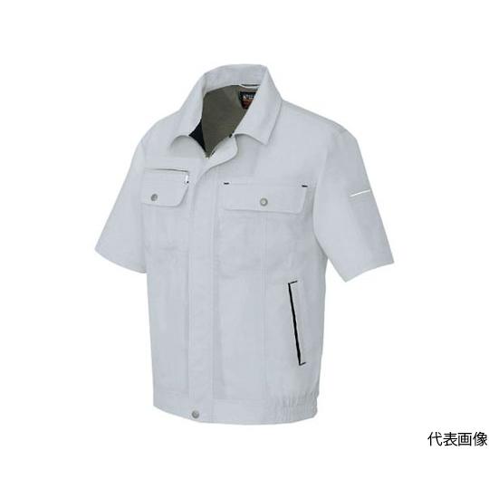 アイトス 半袖ブルゾン 男女兼用 シルバーグレー×ブラック S 5561-003-S (64-4918-24) : A1 ショップ 休業日土日・祝日 - 通販 - Yahoo!ショッピング