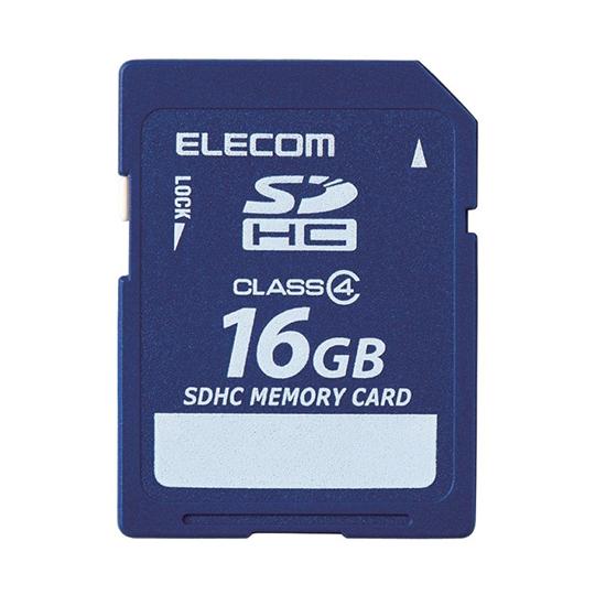 SDHCカード データ復旧サービス付 Class4 16GB エレコム MF-FSD016GC4R (64-6441-43) : A1 ...