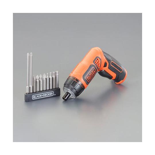DC3.6V ドライバードリル 充電式 BLACK+DECKER EA813WB-1 (64-7927-44) : A1ショップ 土日・祝日 ...