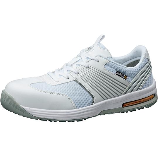 ミドリ安全 JSAA A種認定 先芯入りスニーカー エアHG 静電 ホワイト 22.0cm ISA-801S-W-22.0 (64-8060-65) : A1ショップ 土日・祝日・夏季・年末 ...