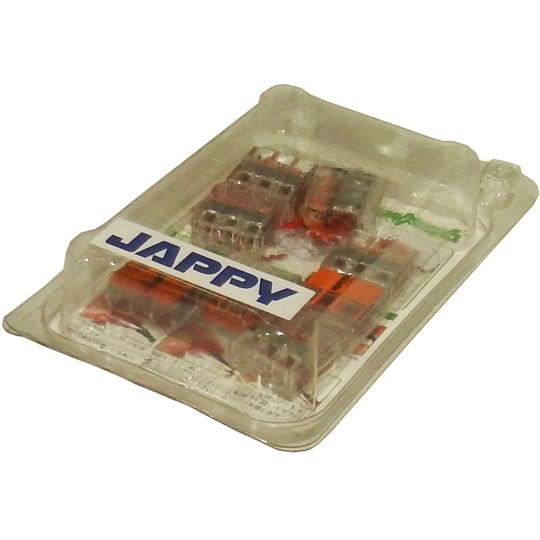 ワンタッチコネクタ WFR Lサイズ 8個入 JAPPY WFR-3LBP-JP 8 (64-9330-11) : 64-9330-11 : A1 ショップ 休業日土日・祝日 - 通販 ...