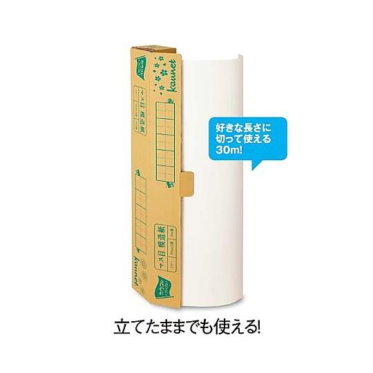 カウネット 色マス目模造紙 30m巻ロール 白 4219-4408 (64-9361-56) : A1ショップ 土日・祝日・夏季・年末年始休業 - 通販 - Yahoo!ショッピング