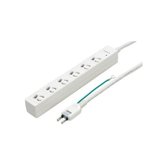 3P抜け止めマグネットタップ 6個口 2m 白 ヤザワコーポレーション Y02JKNP602WH (65-0531-20) : A1ショップ 土日・祝日・夏季・年末年始休業 - 通販 ...