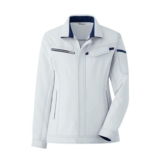 ミドリ安全 レディース作業服 ベルデクセル 長袖ジャンパー 上 シルバーグレー 9号 VELS2521-UE-9 (65-1317-05) : A1 ショップ 休業日土日・祝日 - 通販 ...