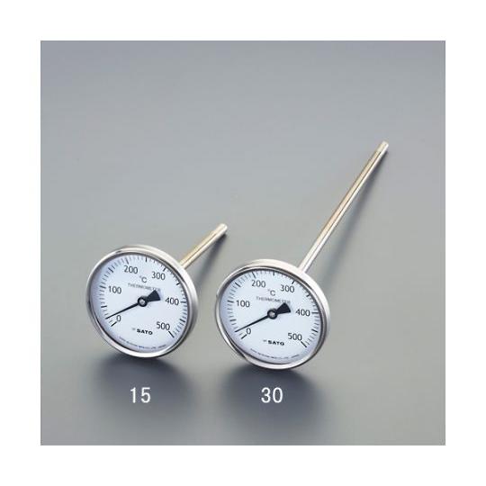 アズワン 0-500℃/300mm バイメタル式温度計 EA727AC-30 (65-2175-54) : A1 ショップ 休業日土日・祝日 - 通販 - Yahoo!ショッピング