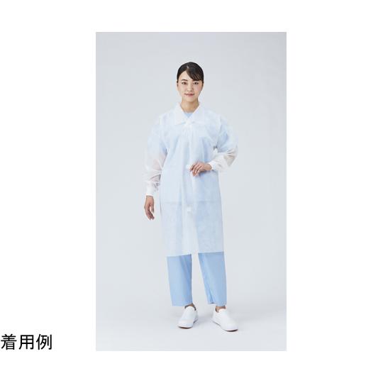 マジックテープ付不織布白衣 リブ付 50枚入 M メディテックジャパン DHMR-M (65-3752-61) : A1ショップ 土日・祝日 ...