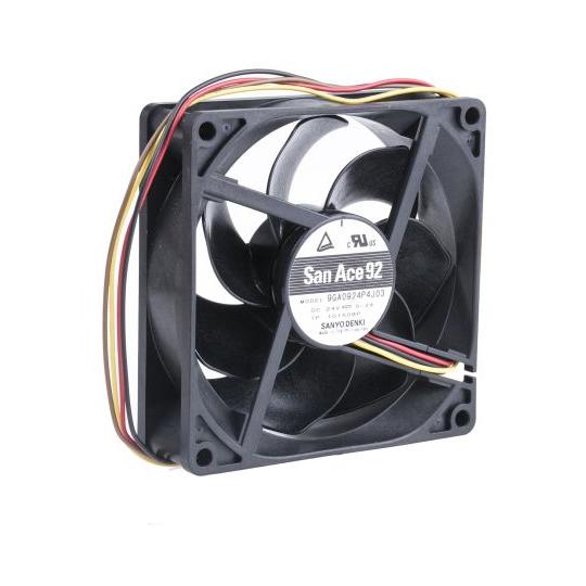 軸流ファン 電源電圧：24 V dc DC 92 x 25mm 山洋電気 9GA0924P4J03 (65-8083-05) : A1ショップ 土日・祝日・夏季・年末年始休業 - 通販 ...