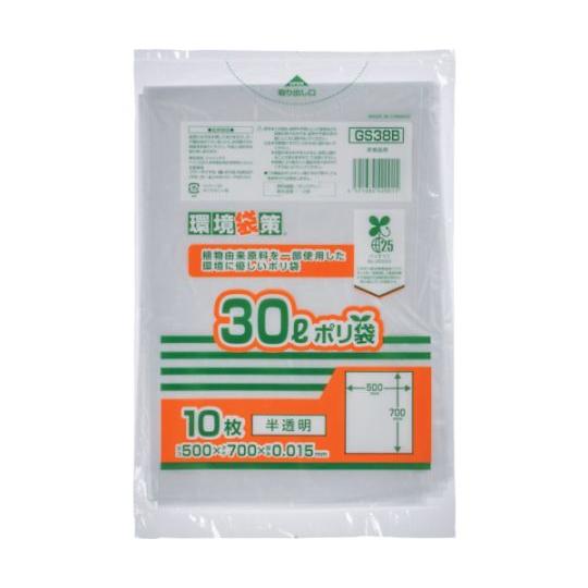 ジャパックス バイオマス25％ MAXポリ袋30L GS38B (67-2213-45) :67-2213-45:A1 ショップ 休業日土日・祝日 - 通販 - Yahoo!ショッピング