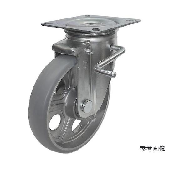 ユーエイ アルティメットウレタンキャスター 200径 自在ダブルストッパー付 PMS-200AUULB R (67-2238-22) : A1 ...