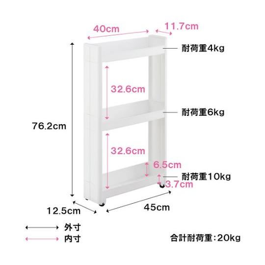 不動技研 スマートワゴンFit 45-3段 W F2544 13268 (67-2377-03) : A1ショップ 土日・祝日・夏季・年末年始休業 - 通販 - Yahoo!ショッピング