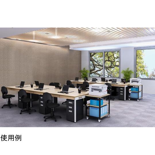 Y2K プリンターテーブル645 ブラック (67-4595-54) : A1ショップ 土日・祝日・夏季・年末年始休業 - 通販 - Yahoo!ショッピング