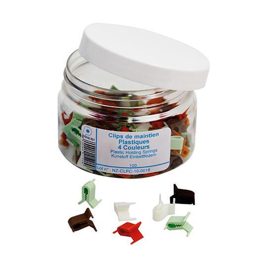 試料固定用プラスチッククリップ 4色 100個入 PRESI 4112 (67-6441-39) : A1ショップ 土日・祝日・夏季・年末年始 ...