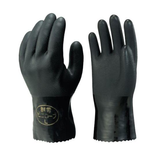 ショーワグローブ 静電気防止手袋 No510制電ビニローブ ブラック Lサイズ NO510-L (67-6859-42) : A1ショップ ...