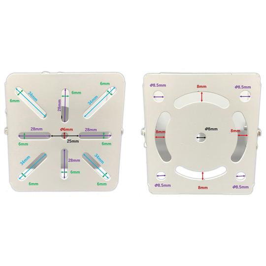 監視カメラ角度調整ハウジングブラケット取り付け金具立体万能・二重層 白 ビットストロング BS-KANKANA-GO27 (67-7973-29) : 67-7973-29 : A1 ショップ ...