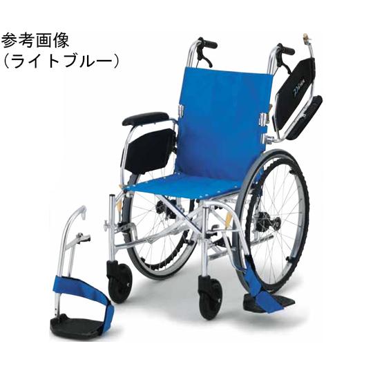 日進医療器 カルナナアルファシリーズ車いす 多機能タイプ 自走用 Aパッケージ ライトブルー KALU8αW NA-L8αW (67-8076-86) : A1 ショップ 休業日土日・祝日 ...
