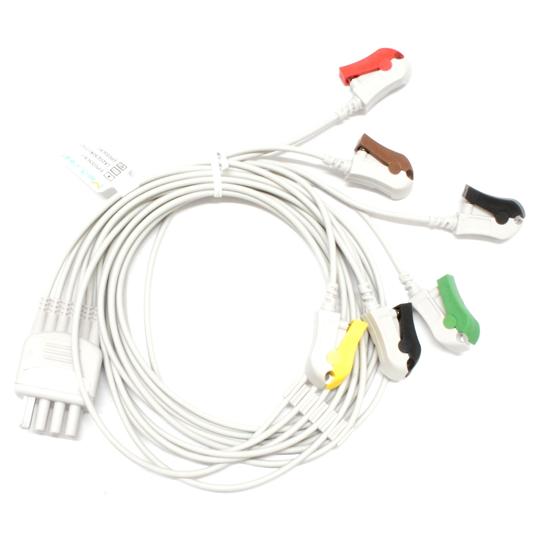 BSリユーザブルECGリード線 日本電光BR-906P互換 6線 ビットストロング EP035C6I 医療機器認証取得済 (68-0788-63) : A1ショップ 土日・祝日・夏季・年末年始 ...