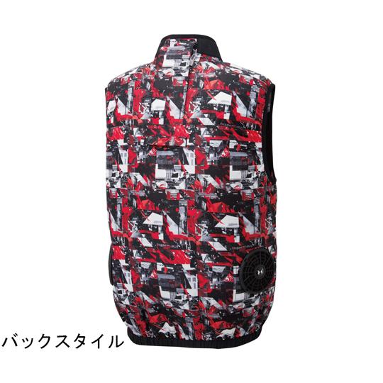 JAPPY 空調風神服 グラフィック 赤 KF92352-RL-JP (68-5588-74) : A1 ショップ 休業日土日・祝日 - 通販 - Yahoo!ショッピング