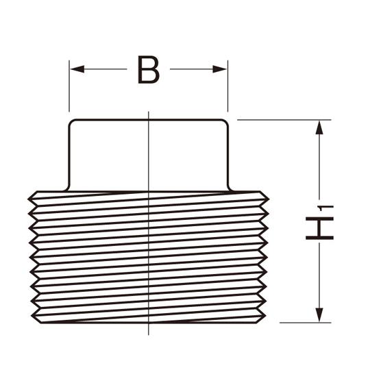 エスコ R 3/8" プラグ ステンレス製 EA469AL-3A (78-0163-16) : A1 ショップ 休業日土日・祝日 - 通販 ...
