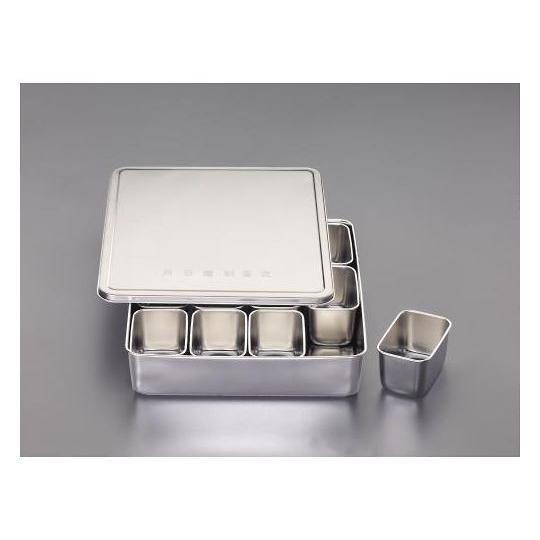 エスコ 340x300x 40mm パーツケース ステンレス製/12個 EA508S-52 (78-0196-04) : A1 ショップ 休業日土日・祝日 - 通販 - Yahoo!ショッピング