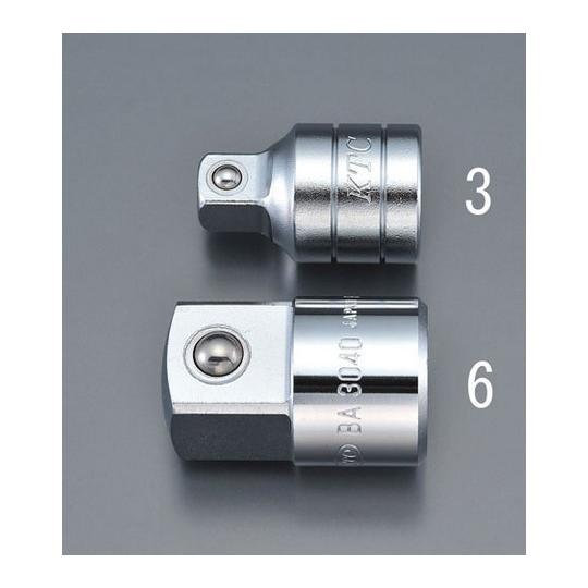 エスコ 1/2"DRx3/8"DR 凹凸ソケットアダプター EA618RF-3 (78-0396-12) : A1 ショップ 休業日土日・祝日 - 通販 - Yahoo!ショッピング