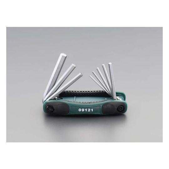 エスコ 1/4"-5/32" [Hexagon]キーレンチ 折込式 EA683BH (78-0469-05) : A1 ショップ 休業日土日 ...