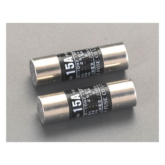 エスコ 250Vx 20A/φ15mm 筒型エンクロヒューズ 2本 EA758ZV-7 (78-0543-80) : A1 ショップ 休業日土日・祝日 - 通販 - Yahoo!ショッピング