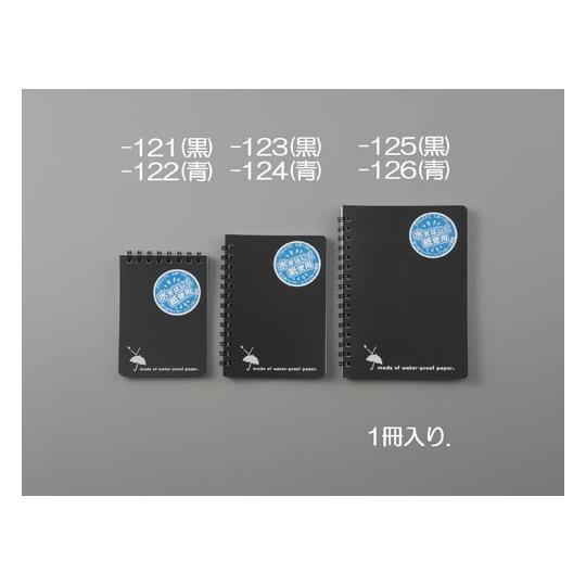 エスコ A7判/7mmx13行 撥水ペーパーメモ帳 黒/1冊 EA762G-121 (78-0561-54) : A1 ショップ 休業日土日・祝日 - 通販 - Yahoo!ショッピング