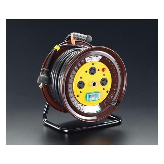 エスコ AC200V/22A/30m コードリール 単相・漏電遮断器付 EA815DX-3 (78-0612-37) : A1 ショップ 休業日土日・祝日 - 通販 - Yahoo!ショッピング