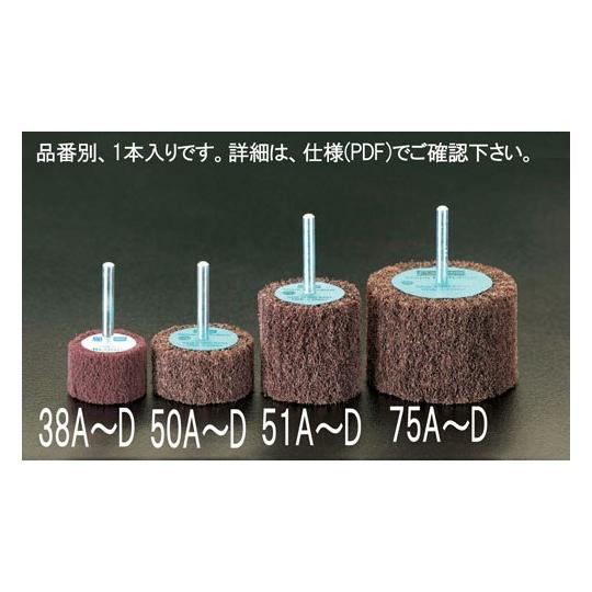 50x50mm/6mm軸 フィニシングホイール 仕上 エスコ EA819AV-51D (78-0629-71) : 78-0629-71 : A1 ショップ 休業日土日・祝日 - 通販 ...