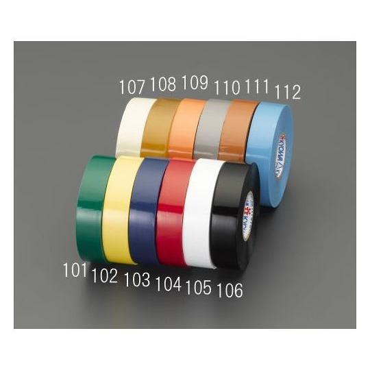 エスコ 19mmx20m ビニールテープ 灰 EA944NX-110 (78-0847-20) : A1ショップ 土日・祝日・夏季・年末年始休業 - 通販 - Yahoo!ショッピング