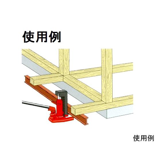エスコ 1.0ton/12-117mm 爪付ジャッキ 長爪 EA993LW-1 (78-1068-33) : A1 ショップ 休業日土日・祝日 - 通販 - Yahoo!ショッピング