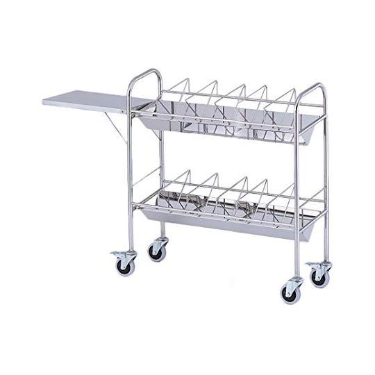 アズワン カルテワゴン 平板タイプ 970×328×1010mm 補助板付 60F-S (8-7483-03) : A1 ショップ 休業日土日・祝日 - 通販 - Yahoo!ショッピング