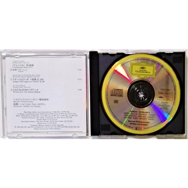 中古CD 『 アダージョ・カラヤン2 』ベルリン・フィルハーモニー管弦楽団 / 品番：PHCR-1255 : エーワンブック - 通販 - Yahoo!ショッピング